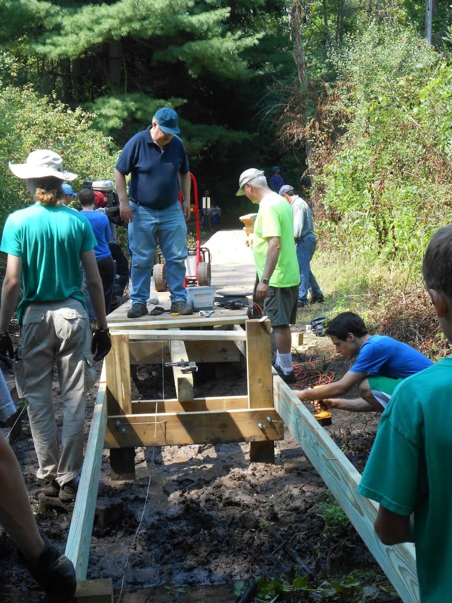 New Whiting Road Bridge – Paul Padgett Eagle Project – Friends of ...